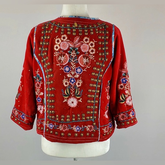 Ruby Yaya | Jackets & Coats | Nwt Ruby Yaya Red Velvet Multicolor ...
